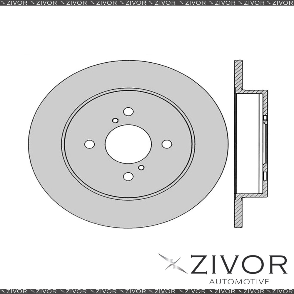 PROTEX Rotor - Rear For SUZUKI IGNIS RG415 2D H/B FWD 2003 - 2005 By ...