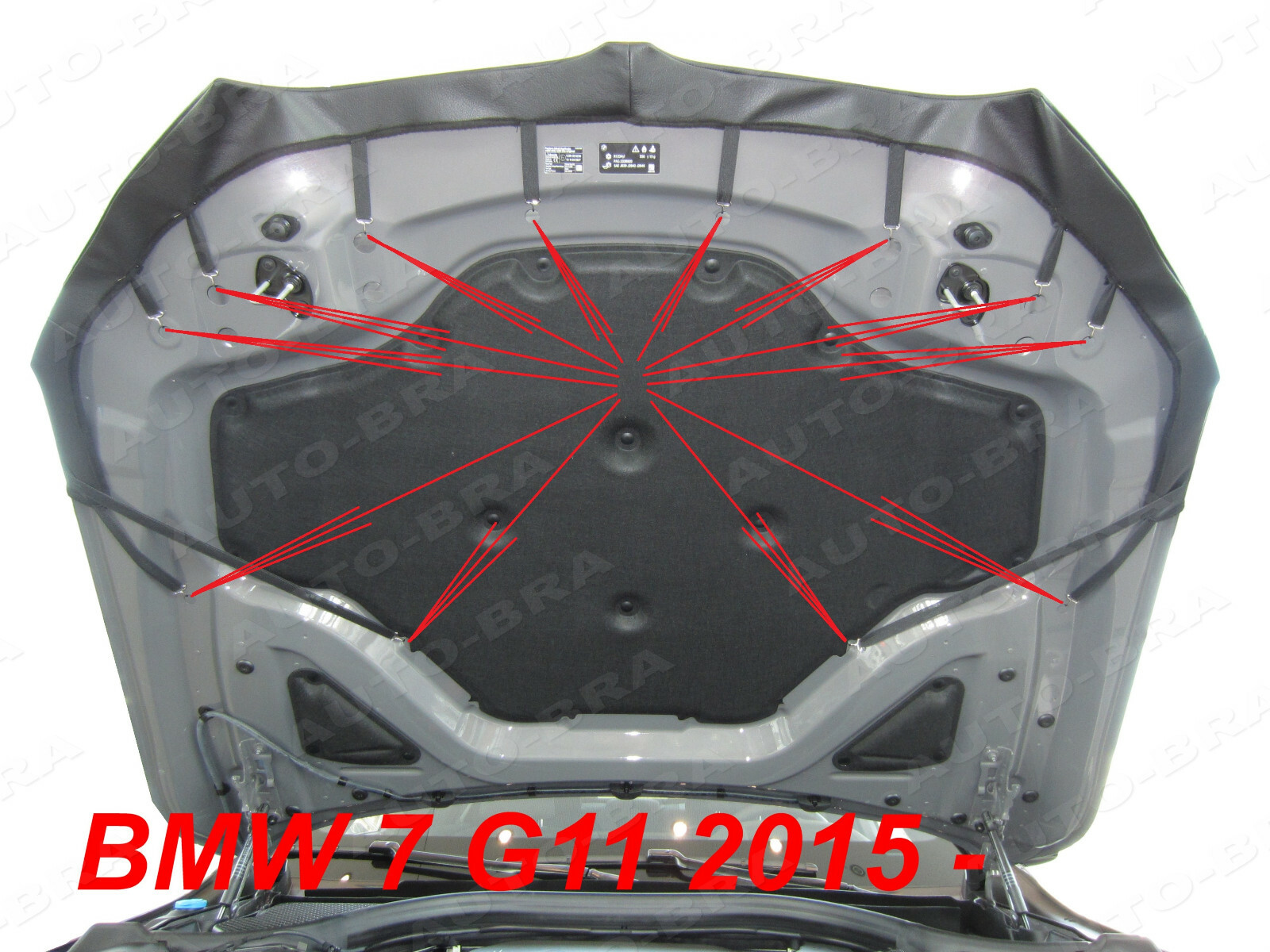 CAR HOOD BONNET BRA fits BMW 7 series G11 since 2015 NOSE FRONT END ...