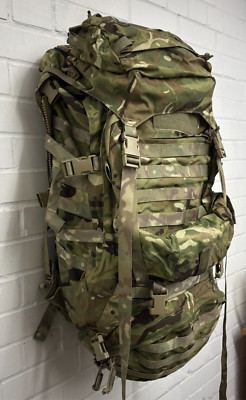 90L GU Virtus Bergen Rucksack MTP Cam Backpack Bag Bergan British Army ...
