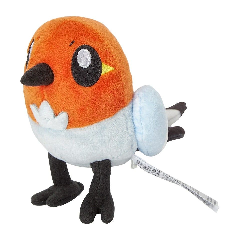 Pokemon Center Fit Plush Doll - 661 Fletchling 3.5in Normal Bird Red ...