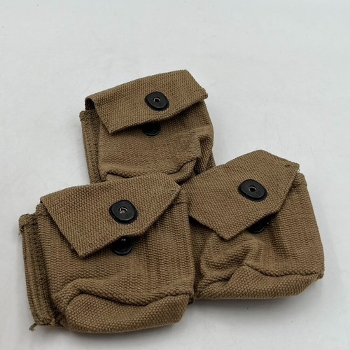 WW II British Army Equipment P37 Pouch Triple Package Original WW2 ...