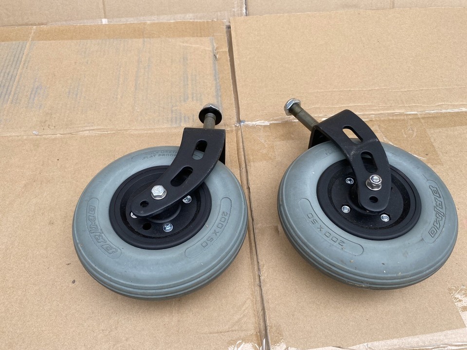 Hoveround MPV5 Power Wheelchair Caster Wheels Forks Tires | eBay