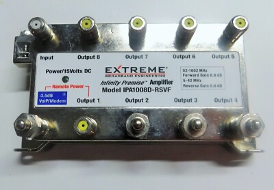Extreme Broadband IPA1008D-RSVF - 8 Way Splitter | eBay