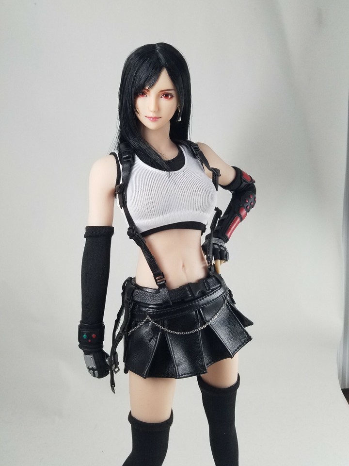 OB Customized 1/6th The goddess of fantasy Tifa Head Sculpt Fit 12in PH ...
