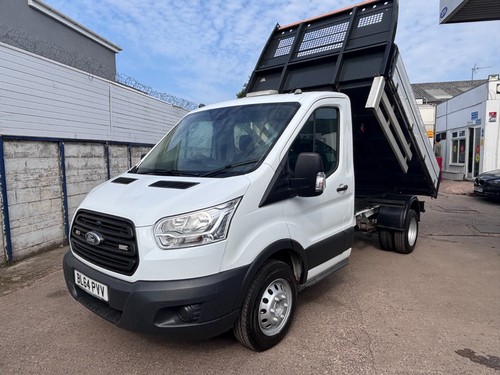2015 64 FORD TRANSIT SINGLE CAB TIPPER 2.2 TDCI WHITE MWB 115K | eBay UK