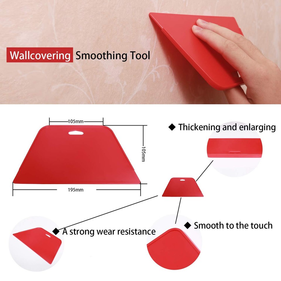 Wallpaper Smoothing Tool Kit, Multi-Function 15 Pcs Smoother Tools Set ...