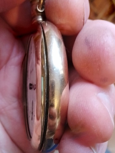 Vintage/Antique HAMILTON 24 Hour Gold POCKET WATCH 52 mm Dia - 94 grams ...