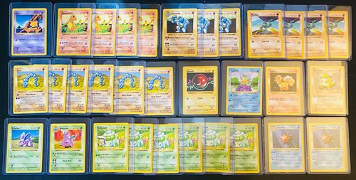 32x Shadowless Base Set 1999 Played to Near Mint NM no Damage Lot ...