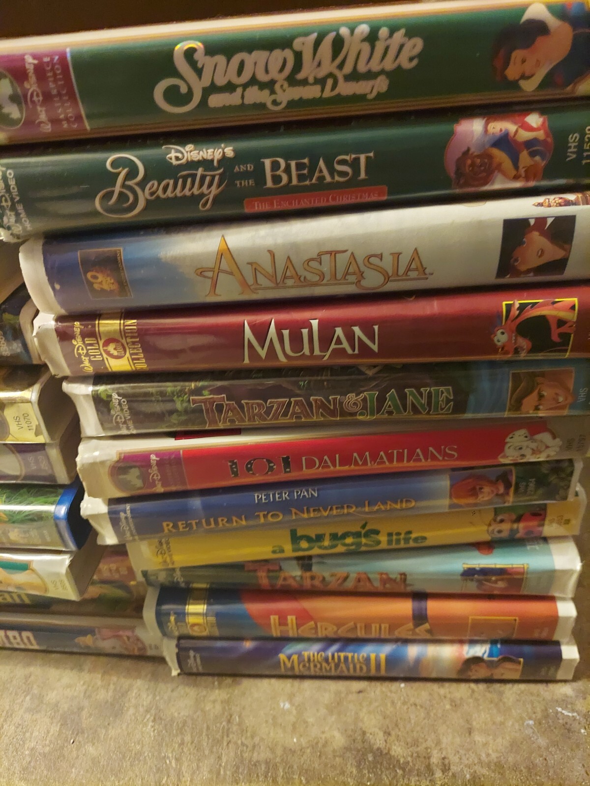 36 Vintage VHS Walt Disney Cartoon Classics Collection: Vols. 1-5 (VHS ...