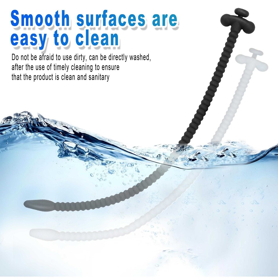 Male Insertion Penis Plug Expander Sounding Urethral Dilators Sex Toys ...
