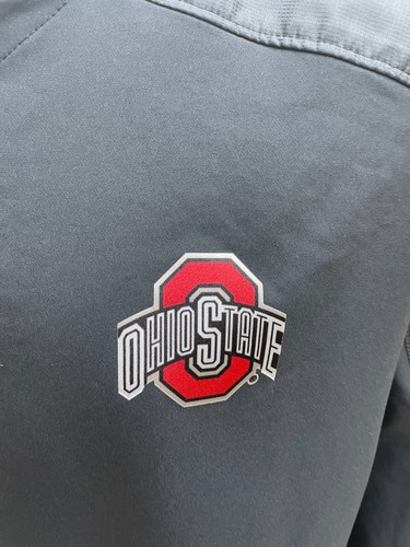 Men's Nike Crew Neck OSU Windbreaker Pull Over Size Medium Black Ohio ...