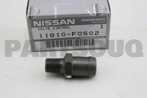 11810F0502 Genuine Nissan POSITIVE CRANKCASE VENTILATION VALVE 11810 ...