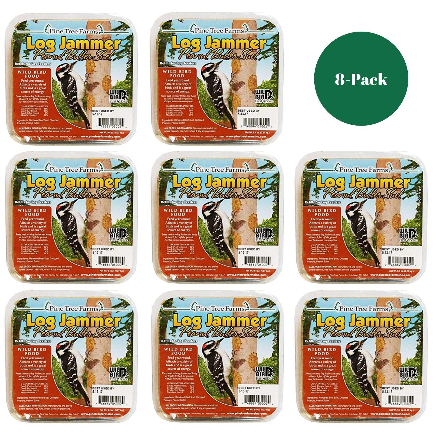 Pine Tree Farms Log Jammer Peanut Suet (8) | eBay
