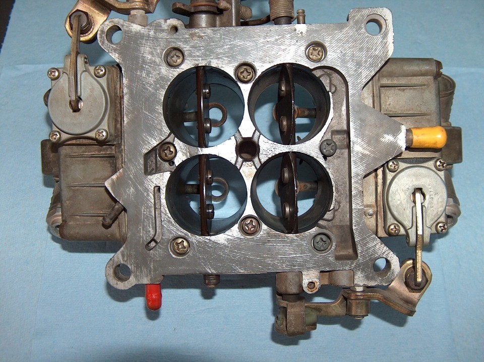 Holley 850 cfm Double Pumper 4 Barrel Carburetor Milled Choke 4781 Carb ...