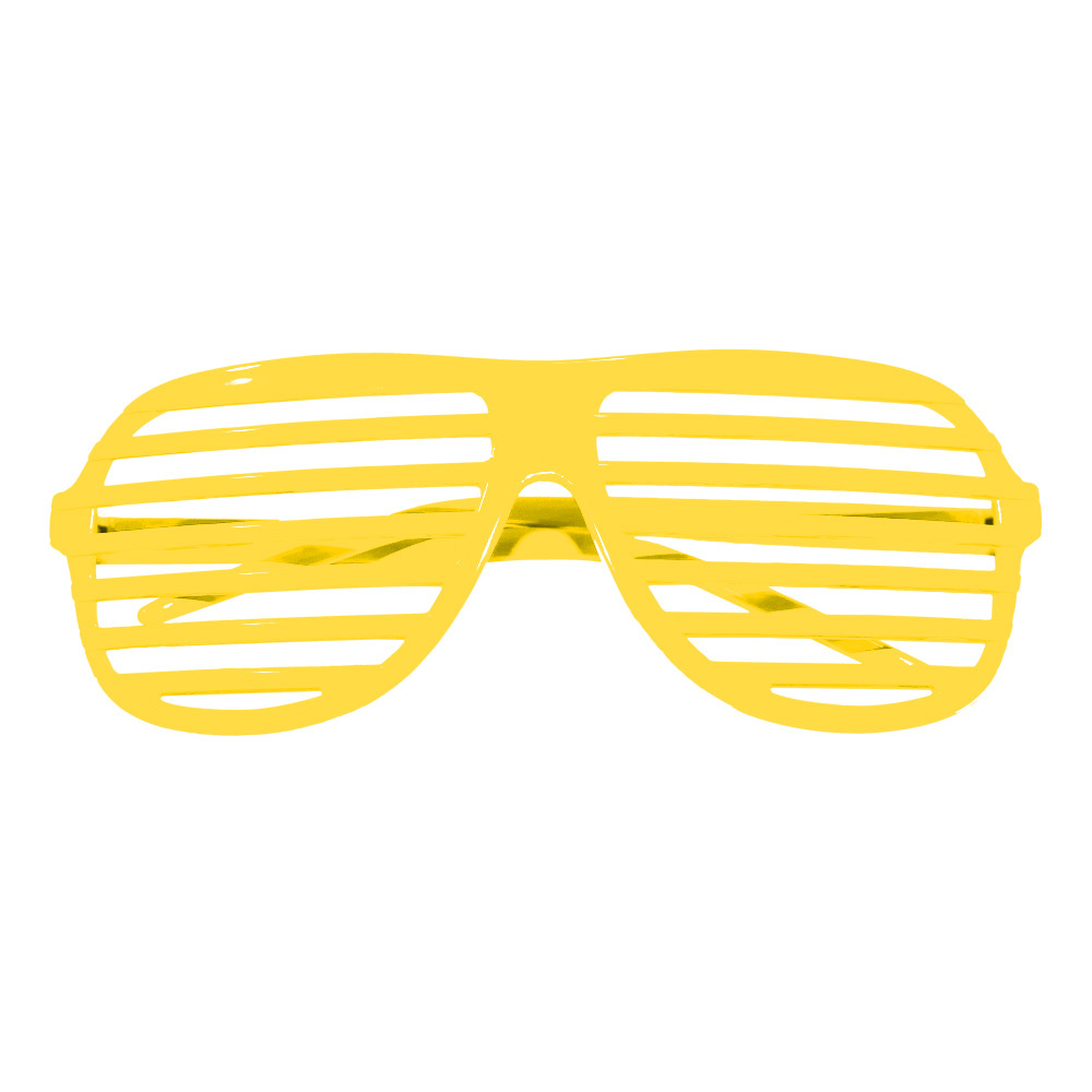 Plastic Fancy Dress Party Shutter Shades Fancy Dress Glasses - Various ...