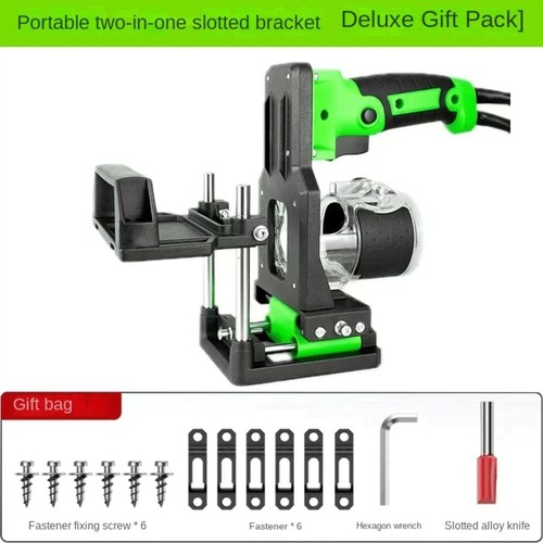Invisible Fastener Opening Punch Locator Woodworking Trimming Slotting ...