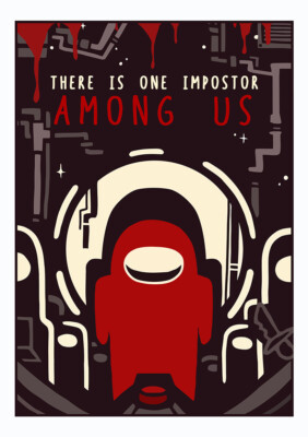 There Is One Impostor Among Us Video Game Poster | eBay