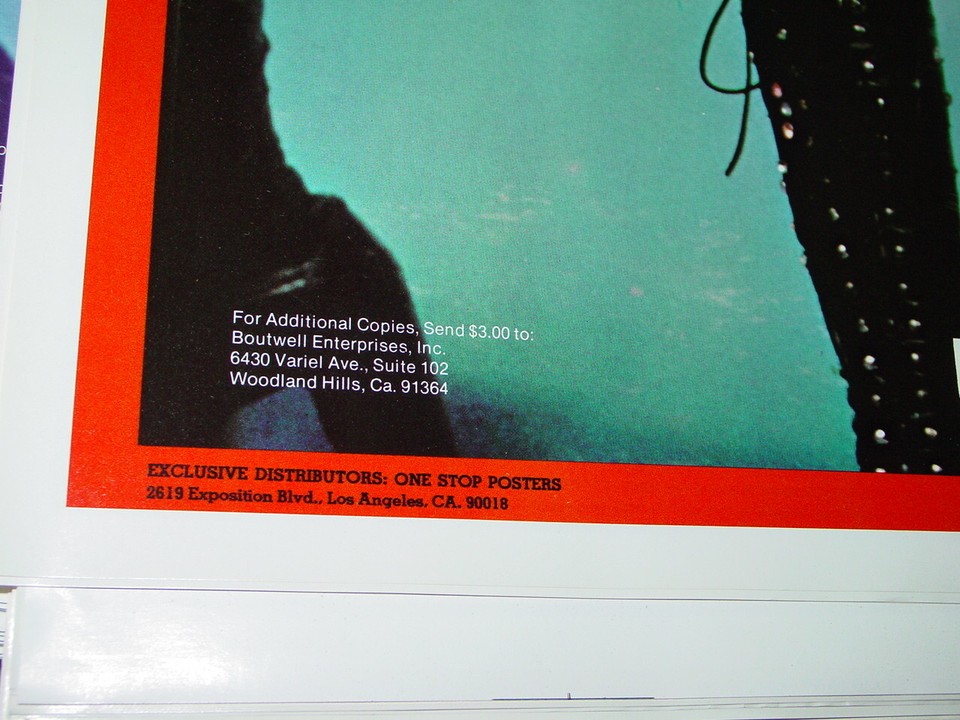 KISS VINTAGE 1976 76 BICENTENNIAL ACE PETER GENE PAUL AUCOIN MGT POSTER ...