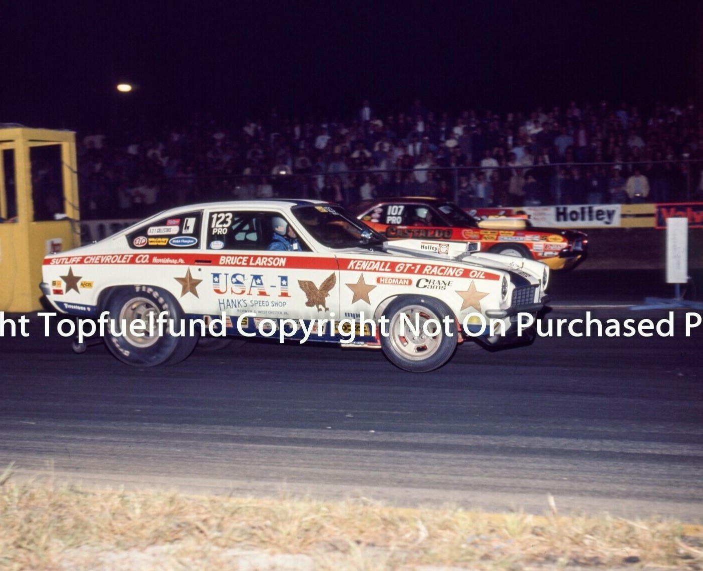 Bruce Larson USA 1 Circa 1972 Vega 8x10 NHRA Funny Car Photo 5 | eBay