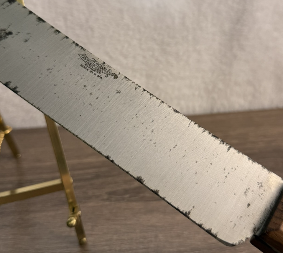 Tru Edge Ontario Knife Co 14” Blade Chefs Butcher Knife USA - 14" blade ...