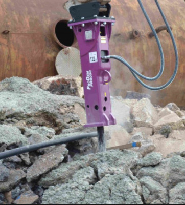Prodem Hydraulic Hammer PRB050 3.5-8.0 Ton Breaker Pecker Demolition ...