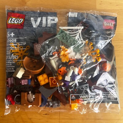LEGO 40608 Halloween Fun VIP Add-On Pack Limited Edition w/pumpkin, pie ...