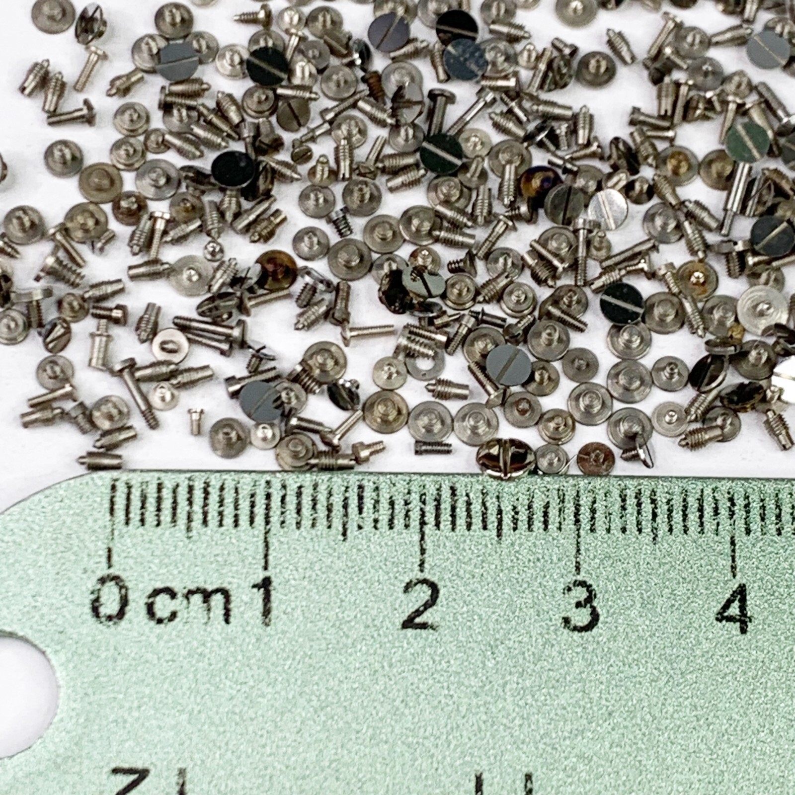100 Watch Screws Small Steampunk Parts Watchmaker Job Lot Repair Wrist ...