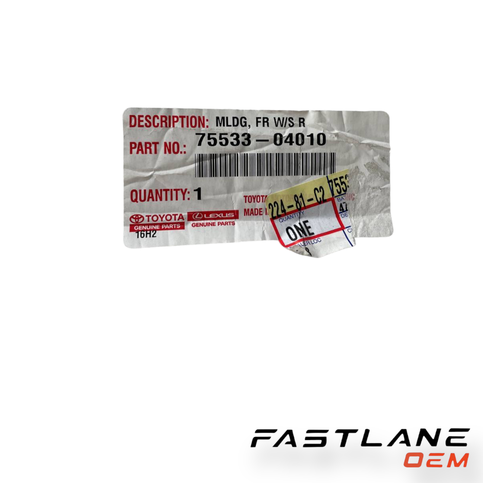 Toyota+OEM+16-18+Tacoma+Windshield-reveal+Molding+Right+7553304010 for ...