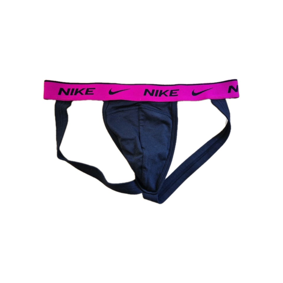 Nike DRI-FIT Essential Cotton Stretch JOCK Strap- Medium missing Inside ...