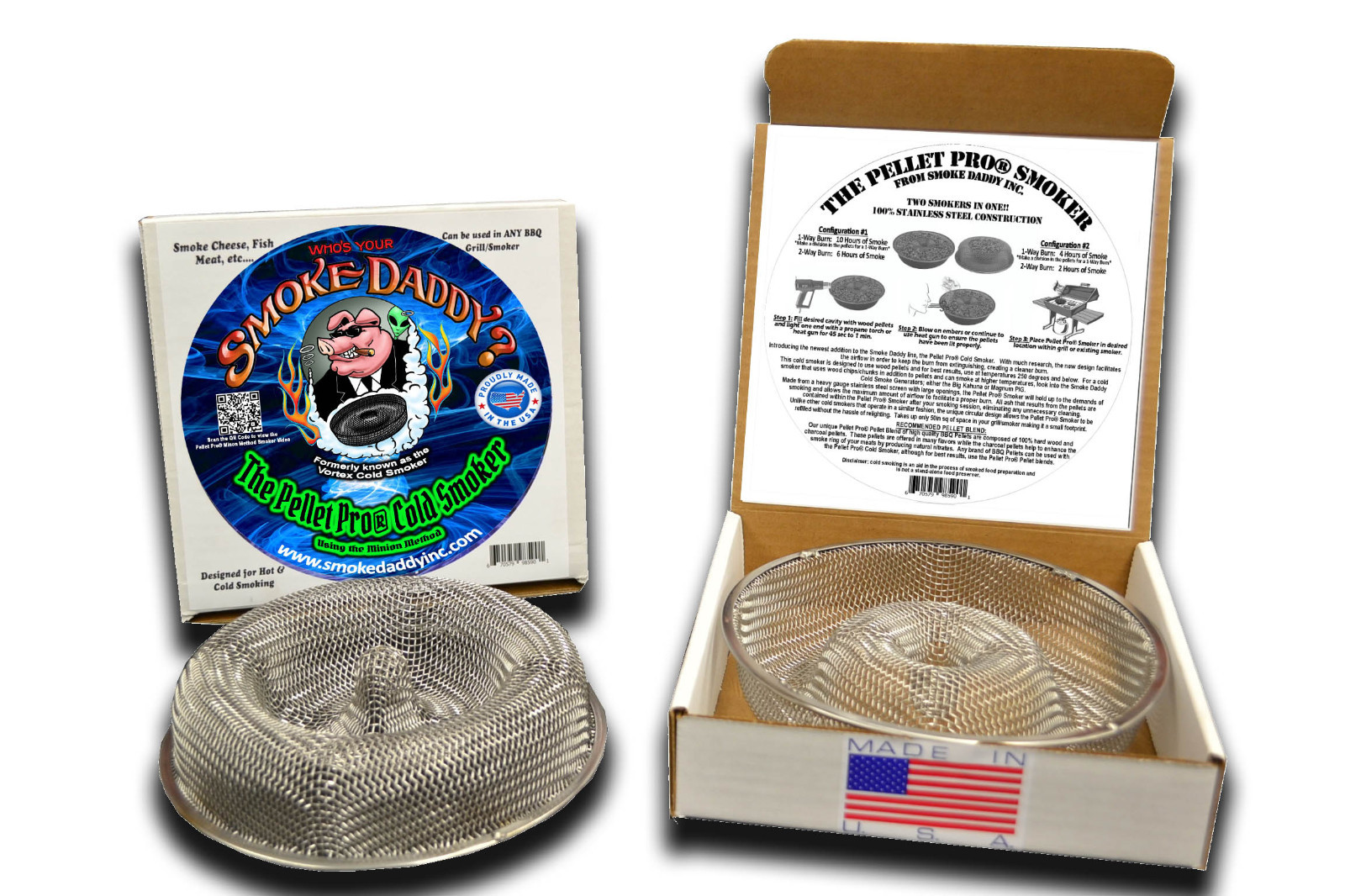 SMOKE RING BBQ Pellet Grill Cold smoke generator, Masterbuilt Electric ...