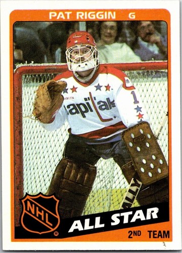 1984-85 Topps #164 Pat Riggin All-Star Washington Capitals Free ...