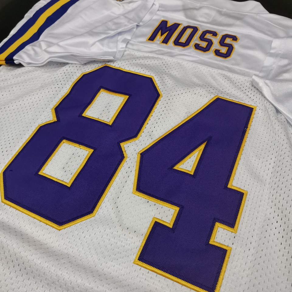 Vintage Randy Moss #84 Vikings Throwback Stitched Jersey | eBay