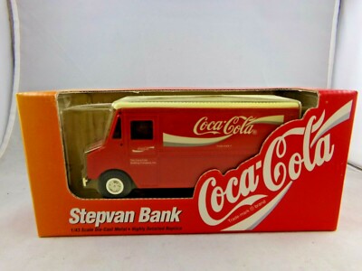 Coca-Cola 1996 Stepvan Rubber Tire Coin Bank 1:43 110521DMT | eBay