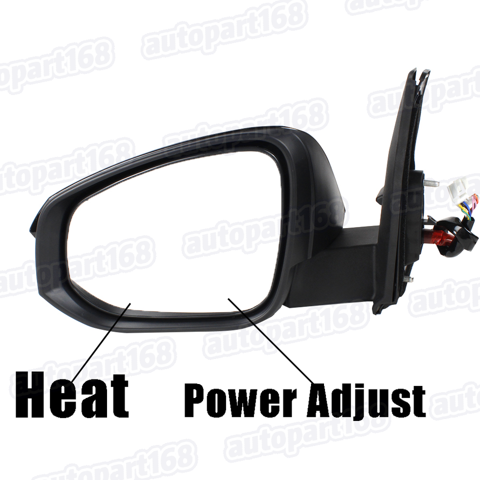 For 2014-2021 Toyota 4Runner Left Driver Side Mirror Black 9Pins Puddle ...