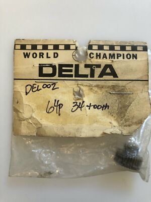 Delta Pinion Gear 64P Alum 34 Tooth DEL002 | eBay