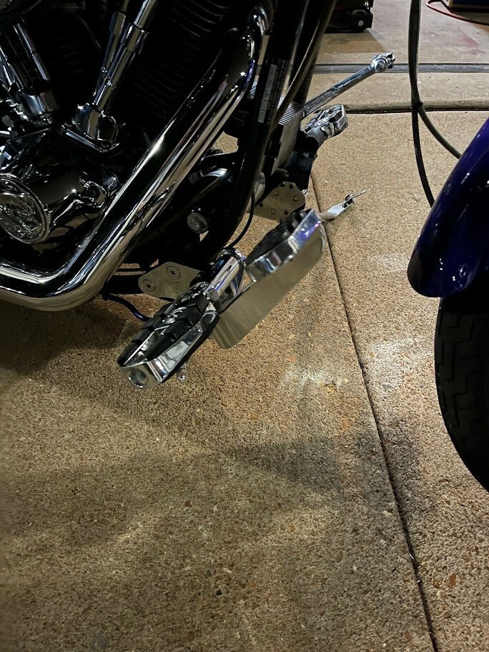 Chrome 3 inch Forward Control Extension Kit 4 Harley Softail Bad boy ...