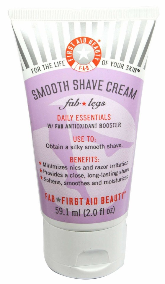First Aid Beauty Smooth Shave Cream Dermatology Recommended, 2.0oz (2 ...