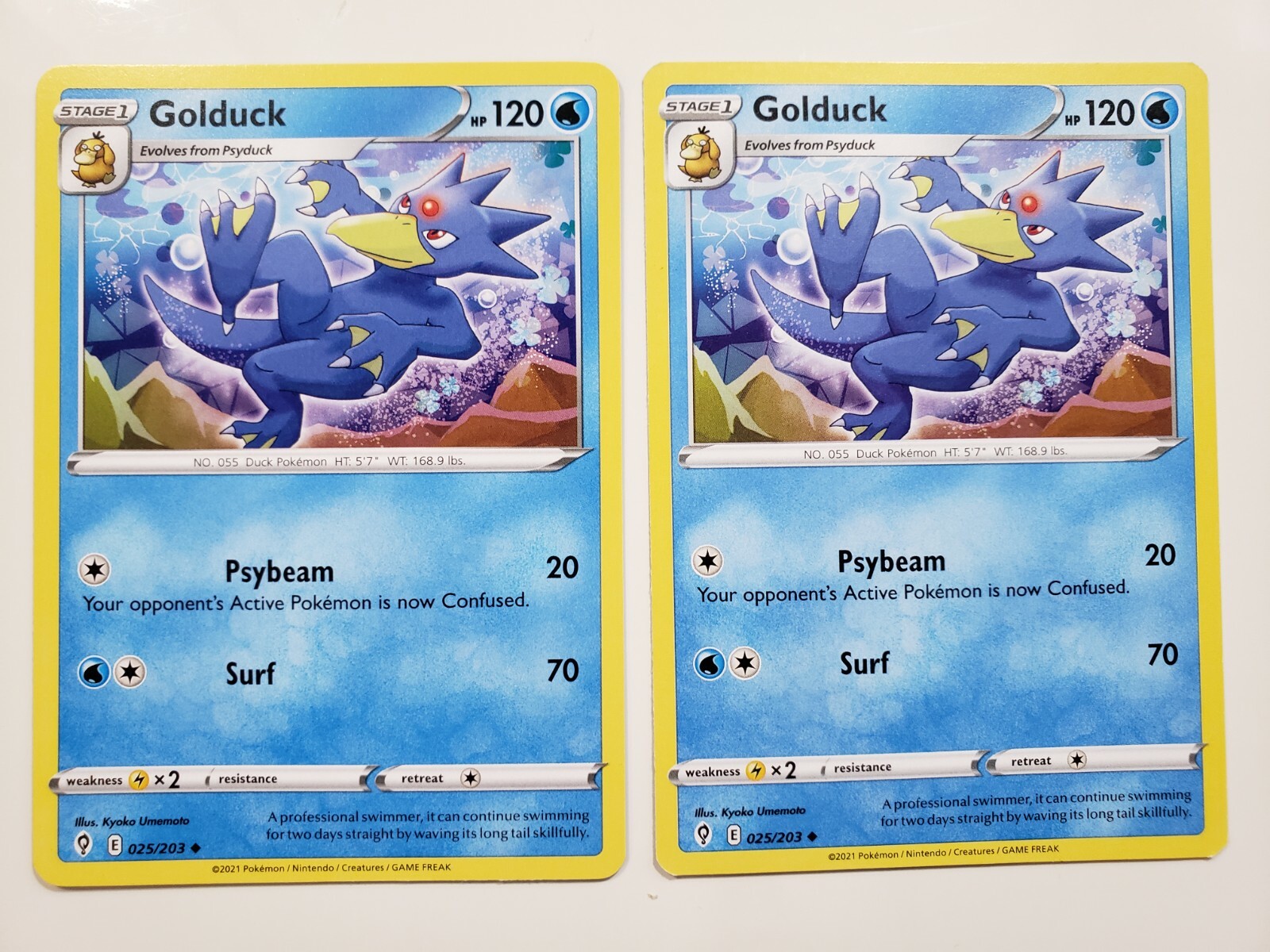 Golduck Pokemon Card