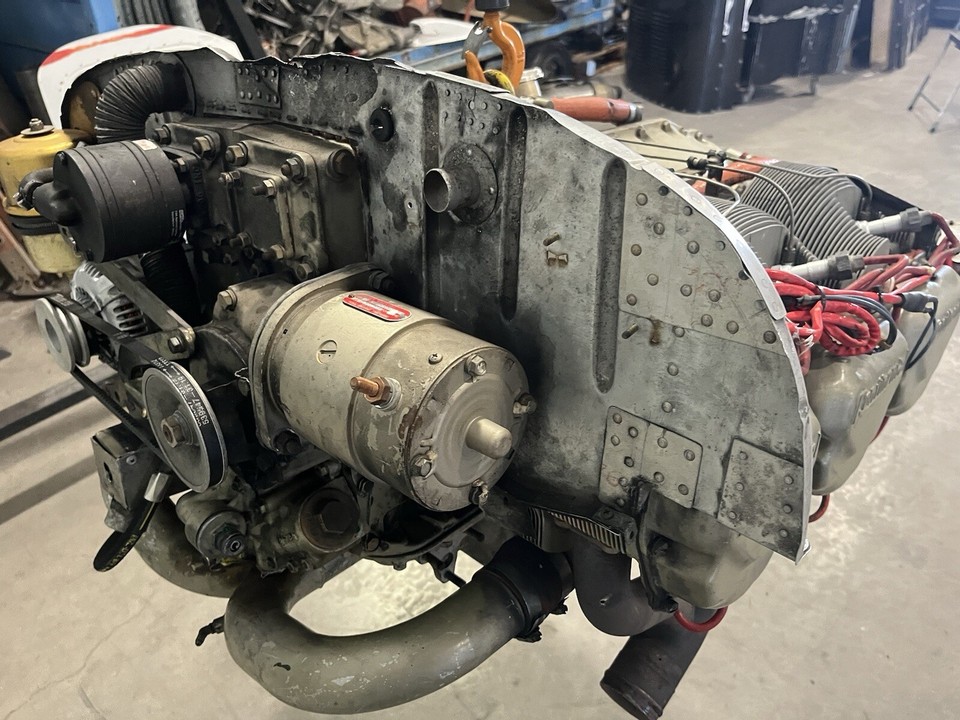 Continental IO-470-N 1323 SMOH Engine W/Accessories Seen 260 H.P. Beech ...