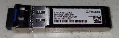 PROLABS OPTICAL TRANSCEIVER SFPLX31-10-CJ 1000BASE-LX SFP SMF | eBay