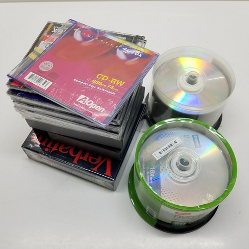 Lot of 14 Untested Mixed Sealed Blank Media DVDs/CDs | eBay