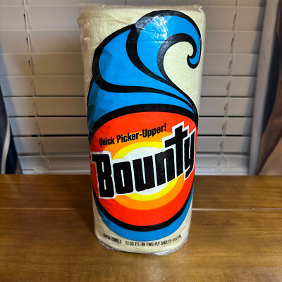 New Old Stock Sealed Vintage Bounty Paper Towels Yellow | eBay