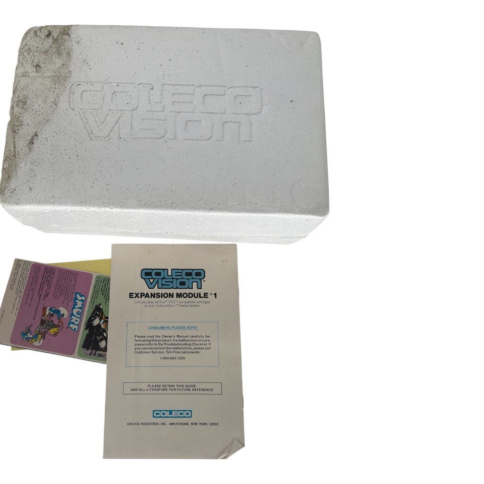 Coleco Vision Expansion Module #1 Model 2405 Atari 2600 Adapter w Box ...