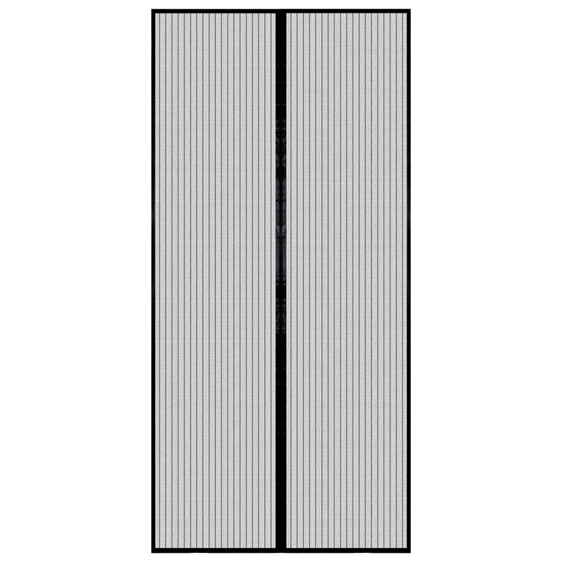 Magnetic Screen Door Mesh Curtain Durable Heavy Duty Mosquito Net Bug ...