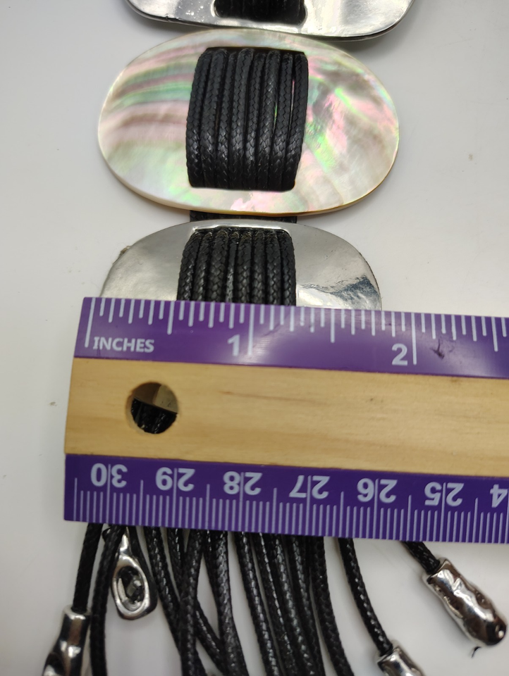 Fashion Multi-Cord Necklace Shell Like Plates and Tassels Boho Beach ...