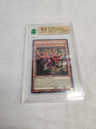 Slifer the Sky Dragon Secret Pharaoh's Rare KICO-EN063 GEM MNT Grading ...