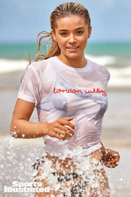 LSU Gymnast Olivia Dunn Sports Illustrated Sexy Wet T-Shirt 8x12 Color ...