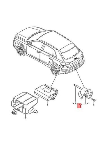 Genuine VW AUDI SKODA SEAT Arteon trailer towing socket housing ...