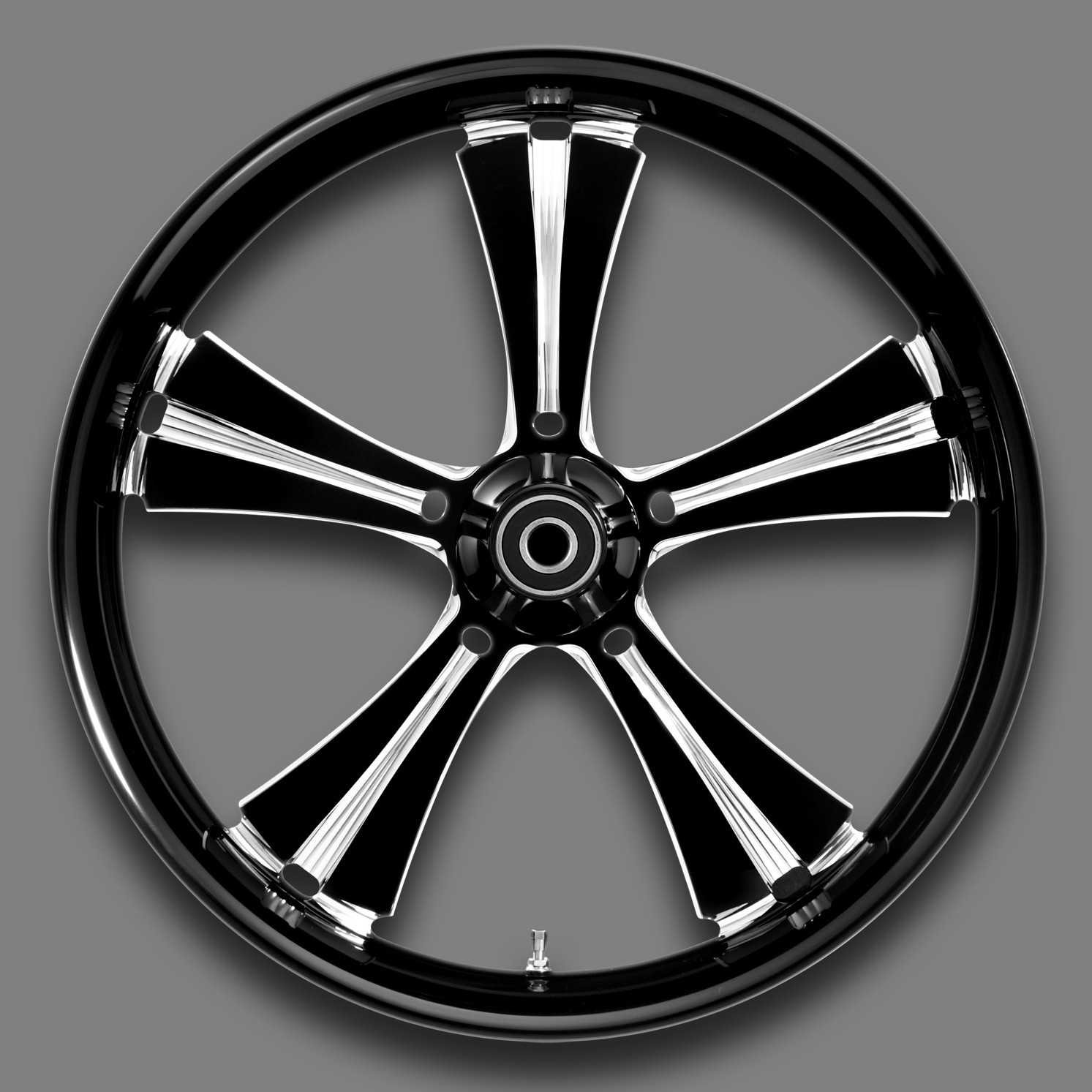 Renegade CABO Black Phantom Cut 21" Wheels Package Set Tires HARLEY FLT ...