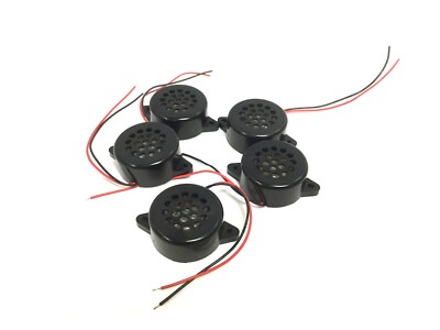 Lot of 5 New Mallory PB-2712W Sonalert Alarm, Voltage: 2-5VDC, 5W 1250 ...